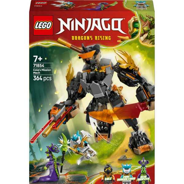 LEGO® NINJAGO® 71854 Coleov robot za misije i zmajski Zane - Vacom.hr
